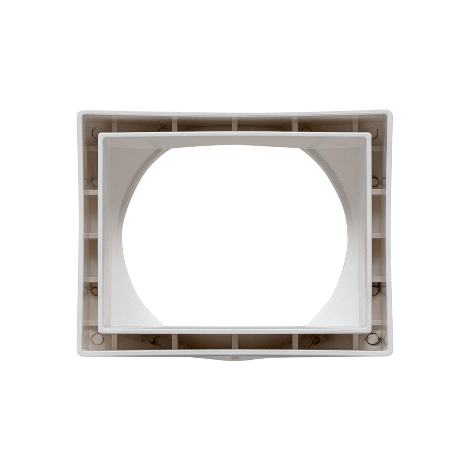 90mm Pipe to 100mm x 75mm Rectangular Socket Adaptor – Blue Mountain Co AU