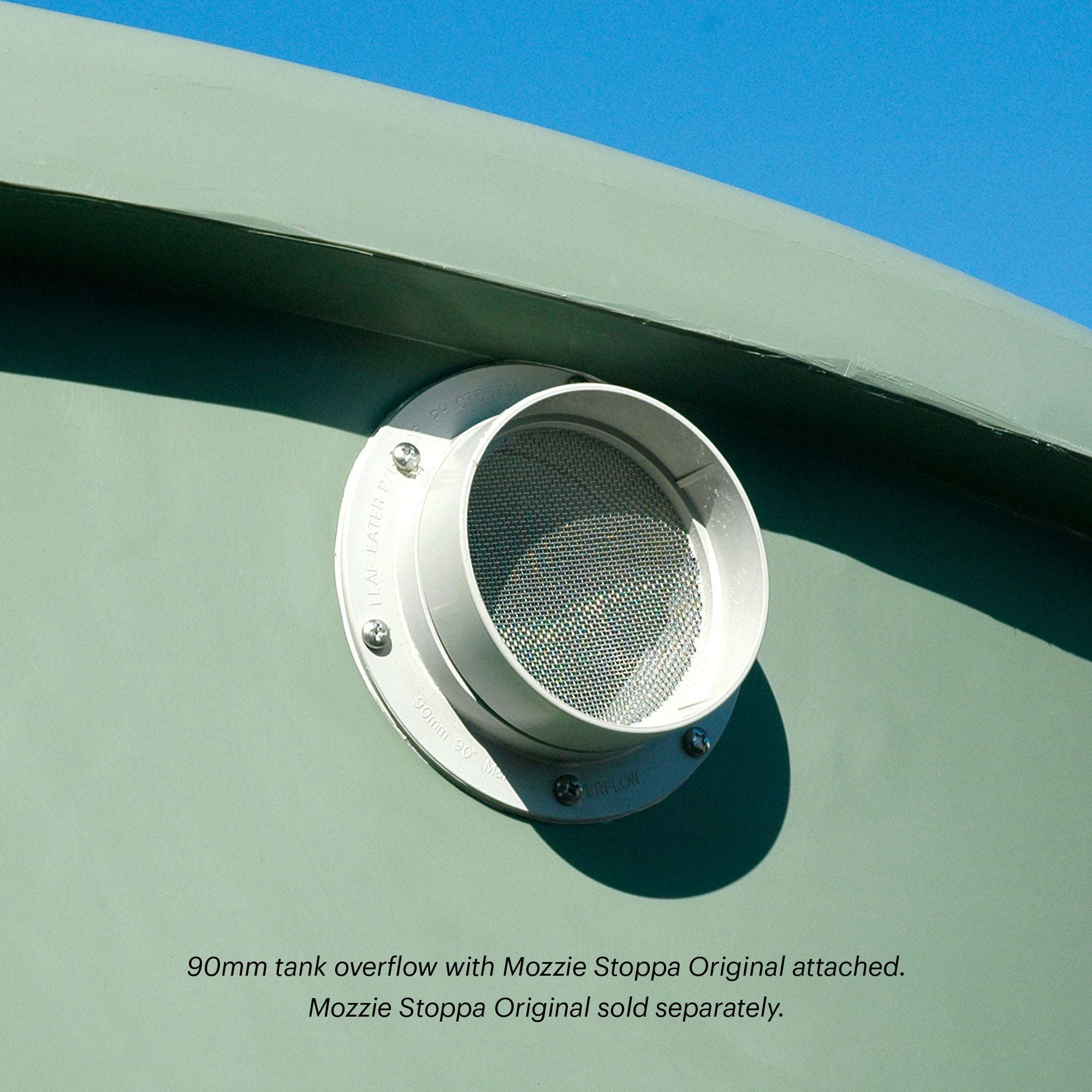 Flanged Tank Overflow - Non Volume Increasing - Flat Wall Tank 90mm F ...