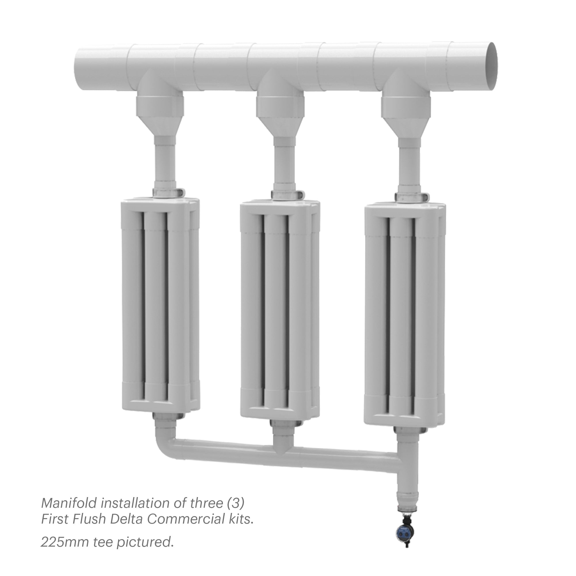 First Flush Delta Commercial 150mm – Blue Mountain Co AU