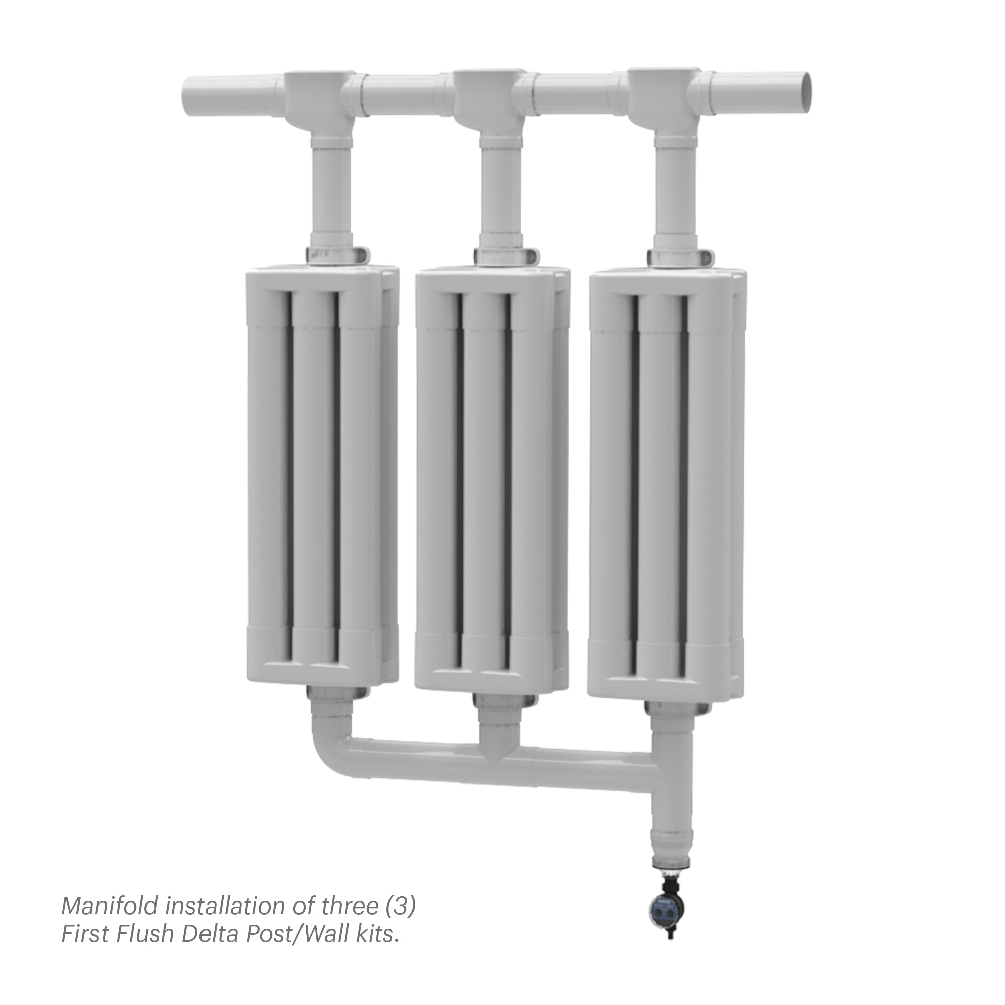 First Flush Delta Post/Wall 100mm – Blue Mountain Co AU